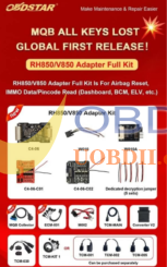 OBDSTAR RH850/V850 Adapter Full Kit for MQB All Keys Lost Solutions ...