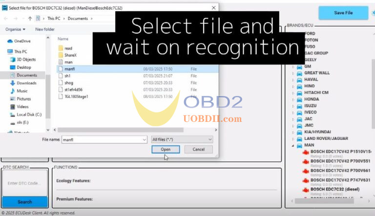 ECUDesk Software for EGR DPF SCR NOx OFF User Guide – UOBDII Official Blog