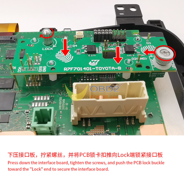 How to Use Yanhua R7F701401-TOYOTA-B Interface Board? – UOBDII Official Blog