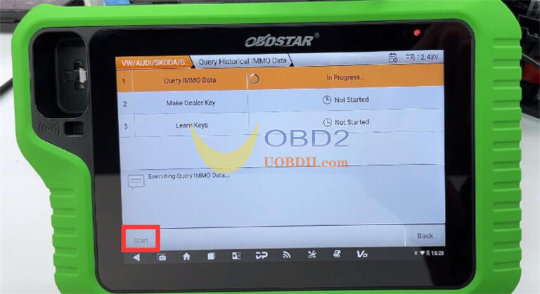 OBDSTAR G3 Query VW MQB Historical IMMO Data – UOBDII Official Blog