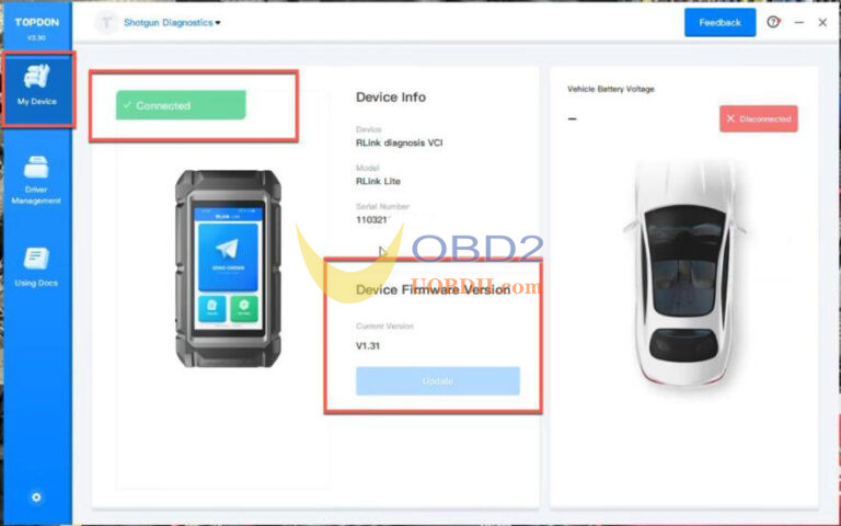Topdon RLink J2534 and GM Techline Connect SPS2 Connection Guide ...
