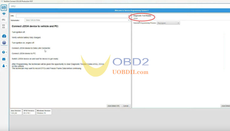 Topdon RLink J2534 and GM Techline Connect SPS2 Connection Guide ...