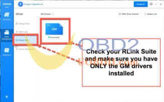 Topdon RLink J2534 and GM Techline Connect SPS2 Connection Guide – UOBDII Official Blog
