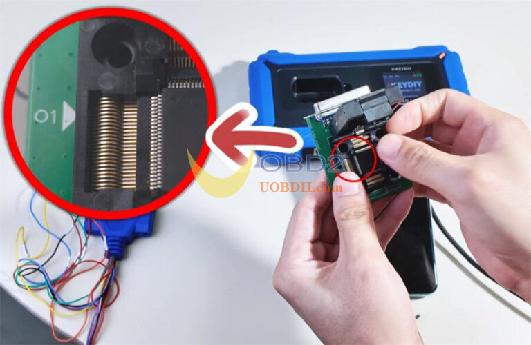 How to Use KEYDIY JLR KVM/RFA Module SPC560B60L3 Chip Socket and KD-X4 ...