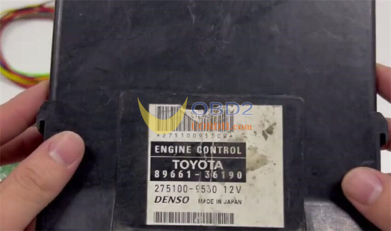 CG FC200 with DAP Adapter Read Toyota 89661-36190 ECU – UOBDII Official ...