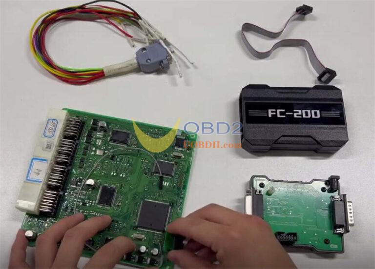 CG FC200 with DAP Adapter Read Toyota 89661-36190 ECU – UOBDII Official ...