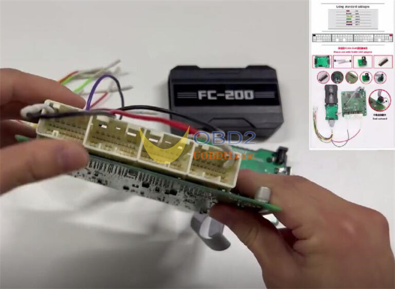 CG FC200 with DAP Adapter Read Toyota 89661-36190 ECU – UOBDII Official ...