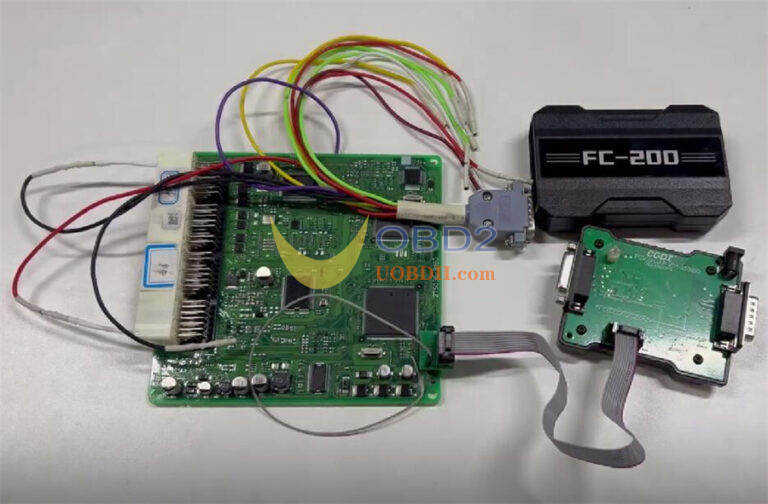 CG FC200 with DAP Adapter Read Toyota 89661-36190 ECU – UOBDII Official ...